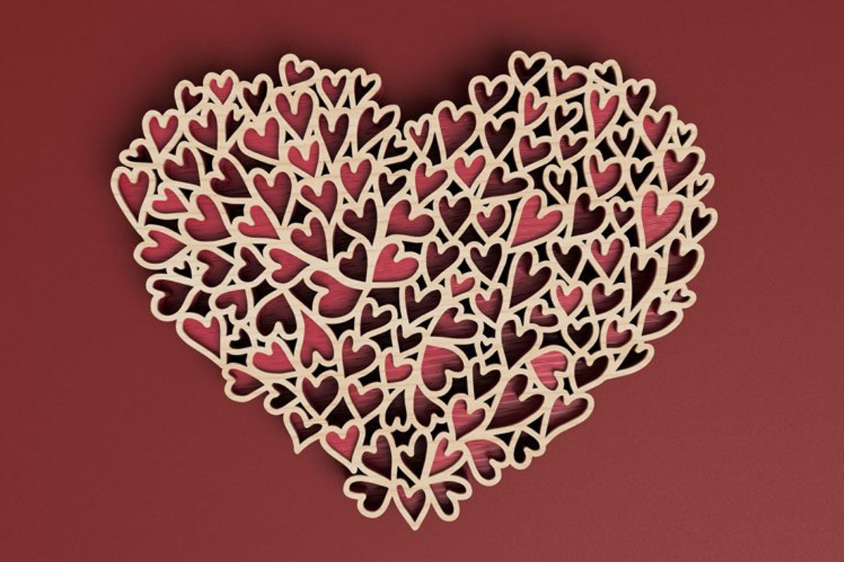 Laser Cut File Valentine's Day: Crafting Romance with Precision ...
