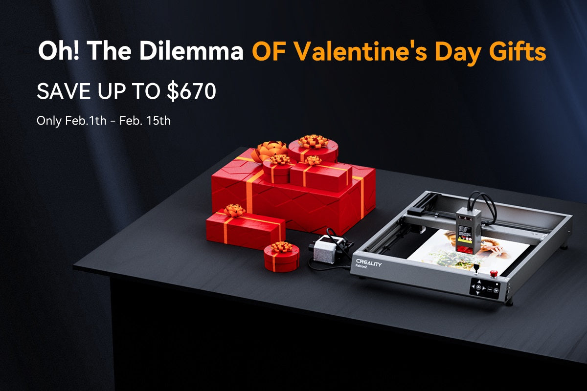 CrealityFalcon's Valentine's Day Special Offer for Laser Machine