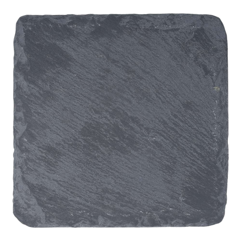 Black Square Stone Coasters - 5Pcs