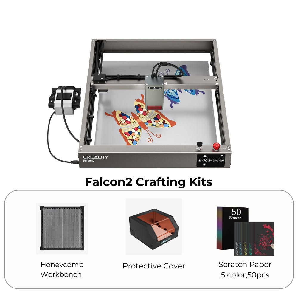 Falcon2 40W Laser Engraver and Cutter – Complete Crafting Engraver Set ...